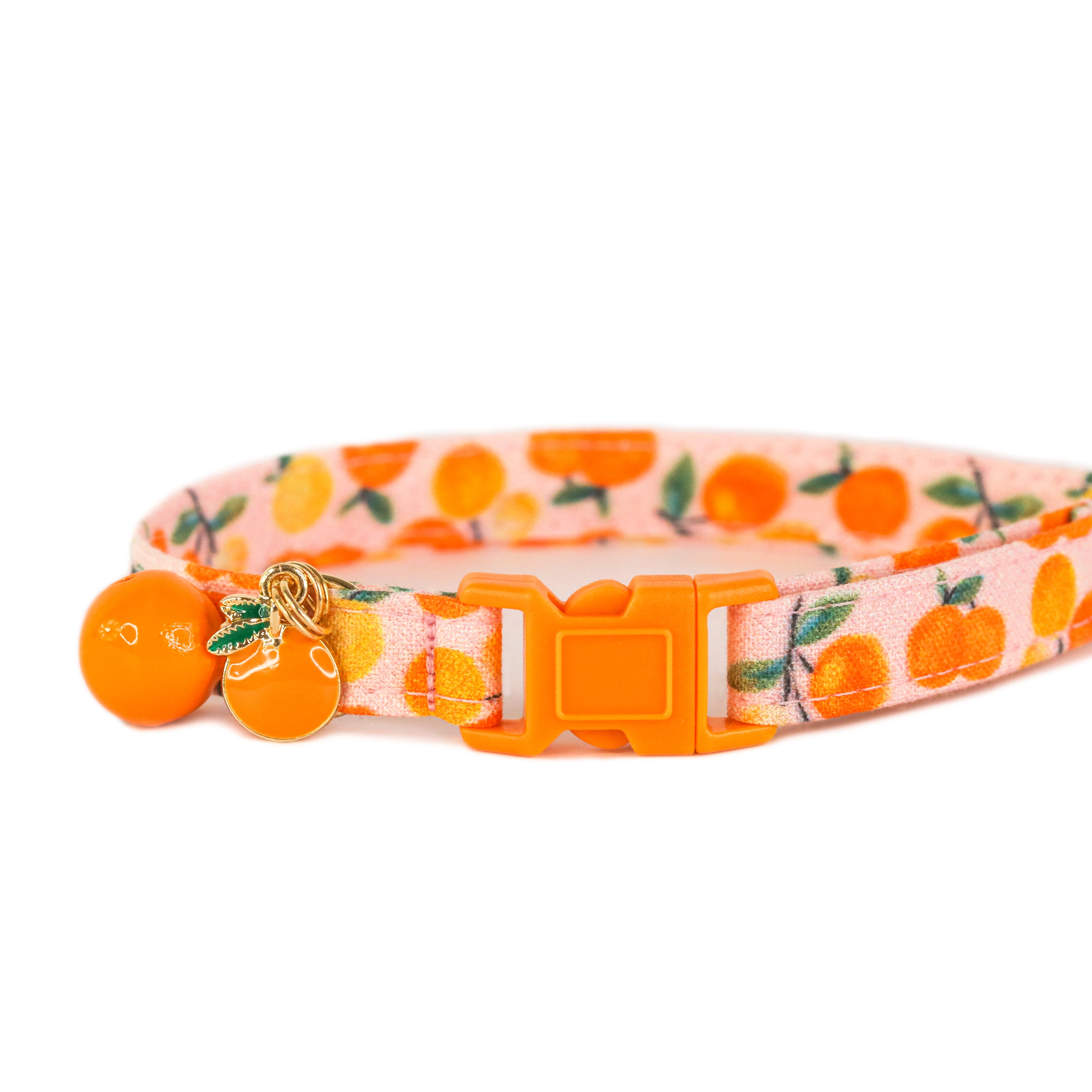 Clementine Cutie - Pink Clementine Cat Collar – Piper Blue Pawtique